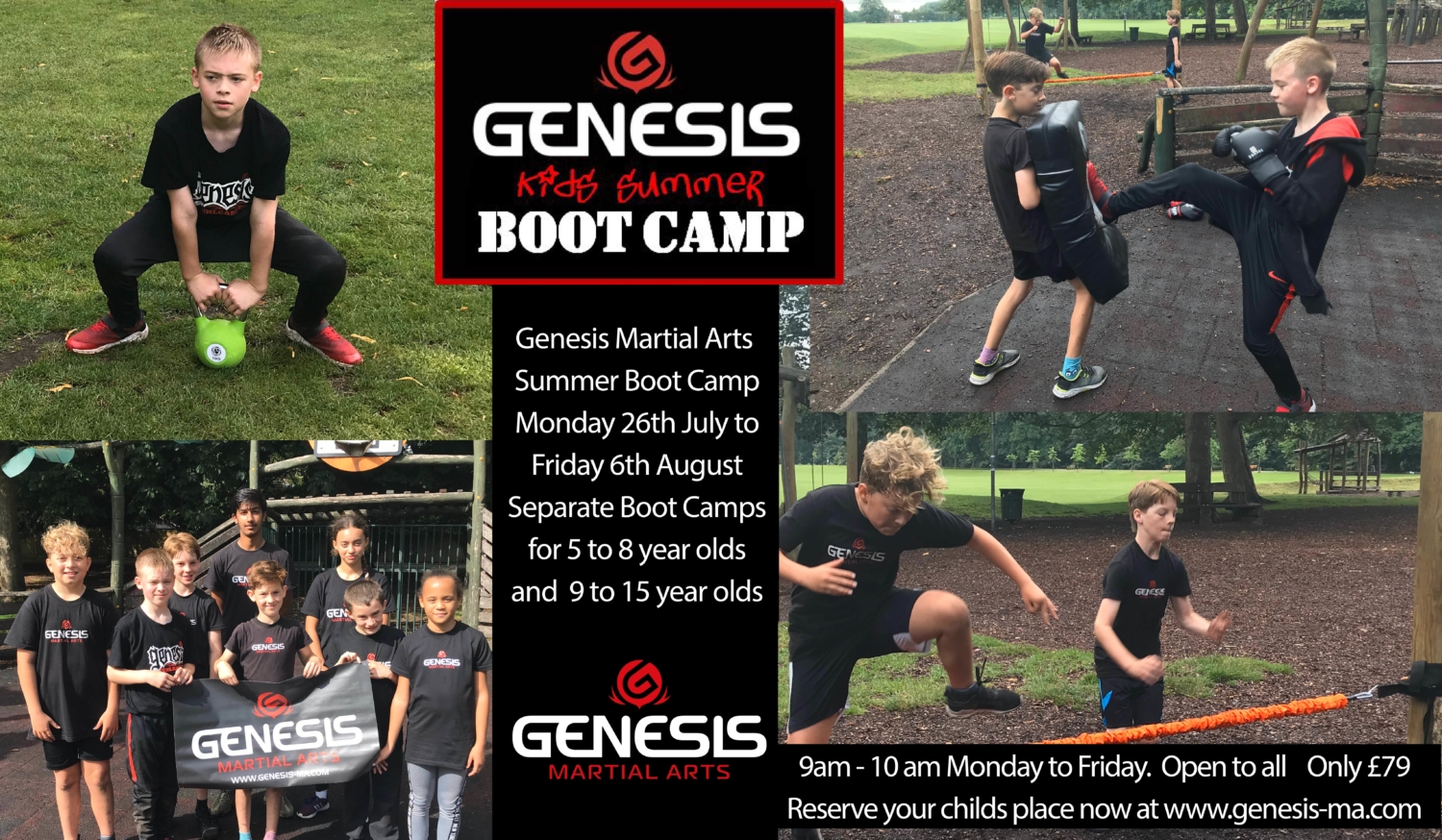Genesis Summer Boot Camp - Genesis Martial Arts